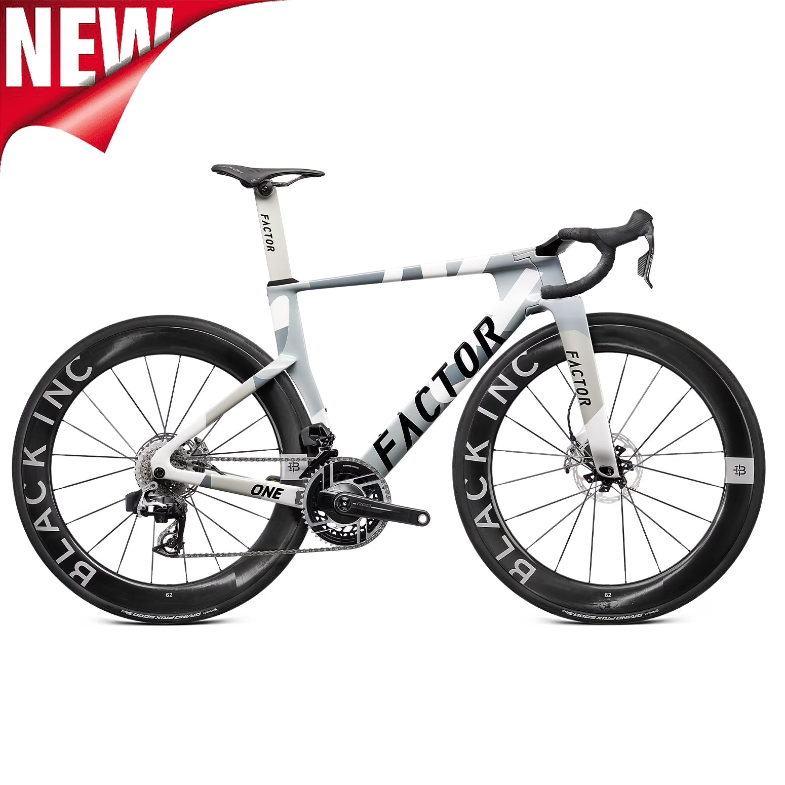 Factor ONE Disc Red E1 + Power Road Bike – all3sports