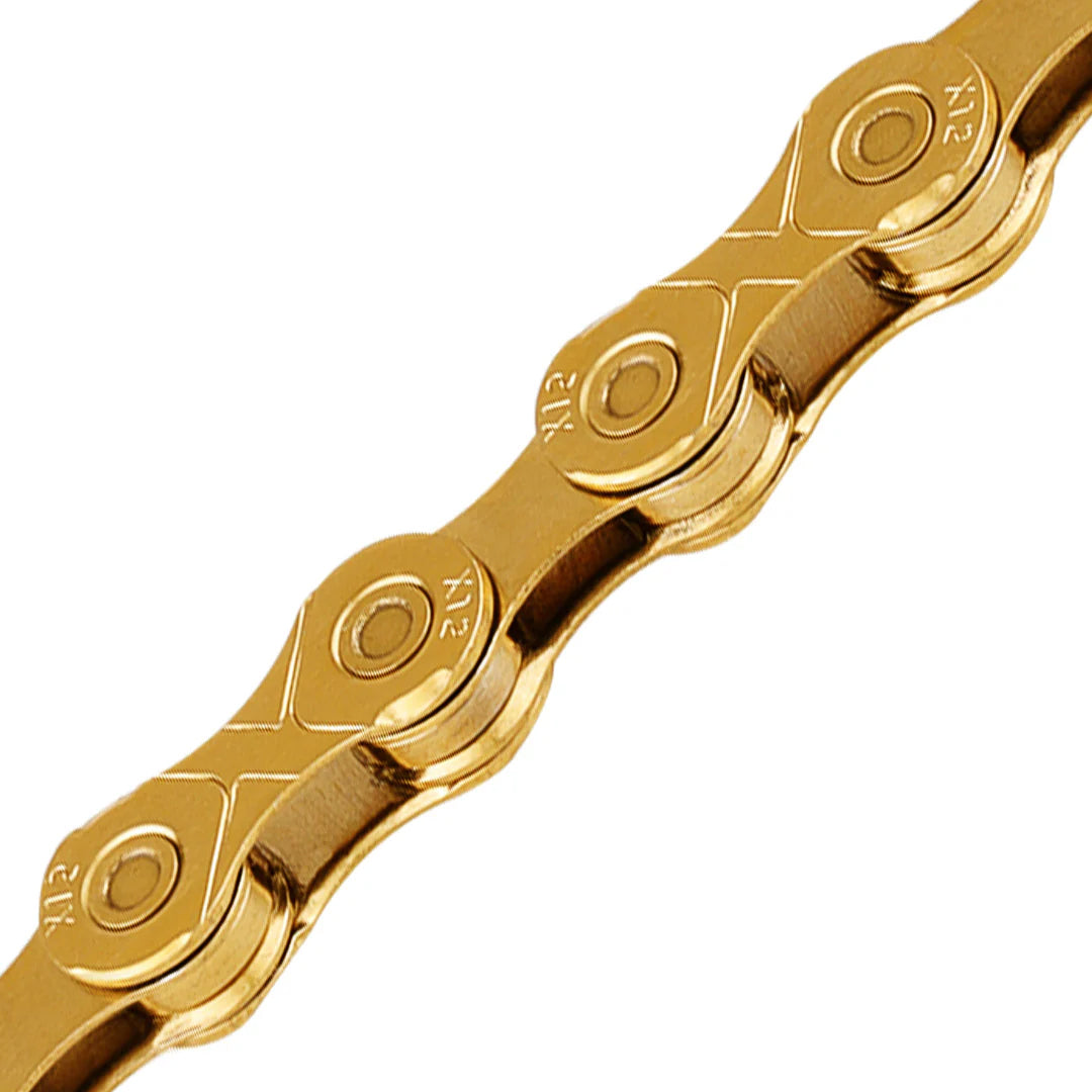 KMC X12 Chain - 12-Speed, 126 Links, Gold – all3sports